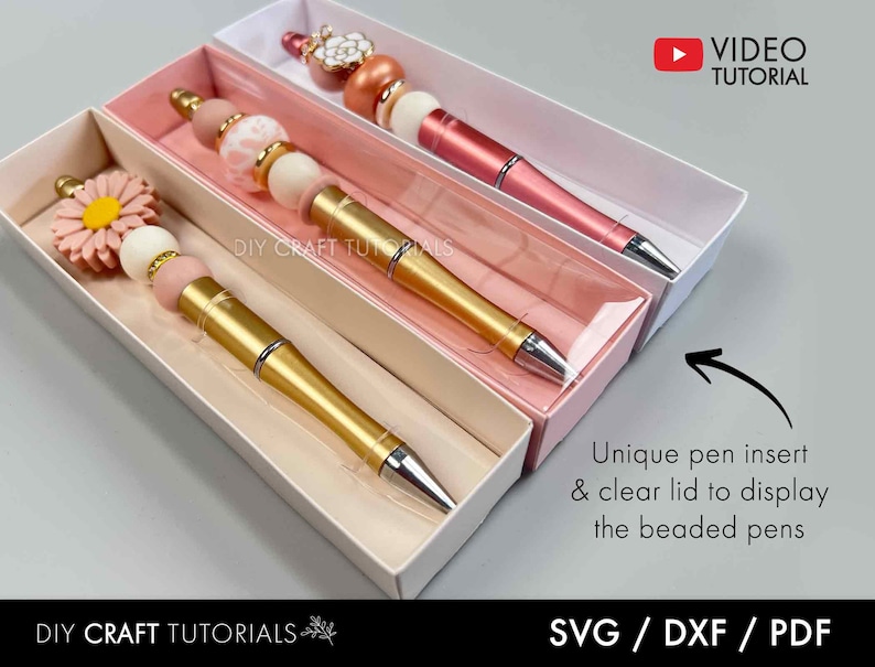 Beaded Pen Box SVG Pen Box SVG Bead Pen Box Template Beaded - Etsy UK