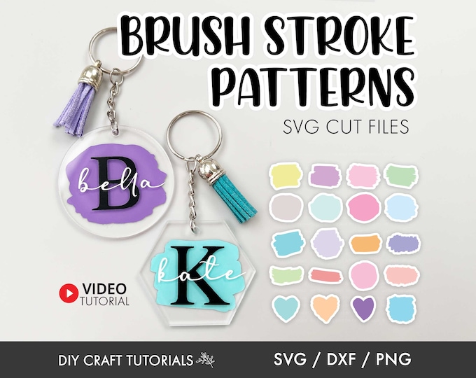 Paint Brush Stroke Svg, Paint Stroke Svg, Paint Splatter Svg, Keychain ...