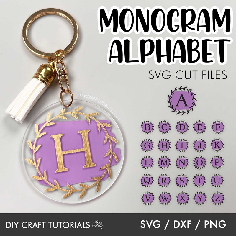 Monogram Svg - Etsy