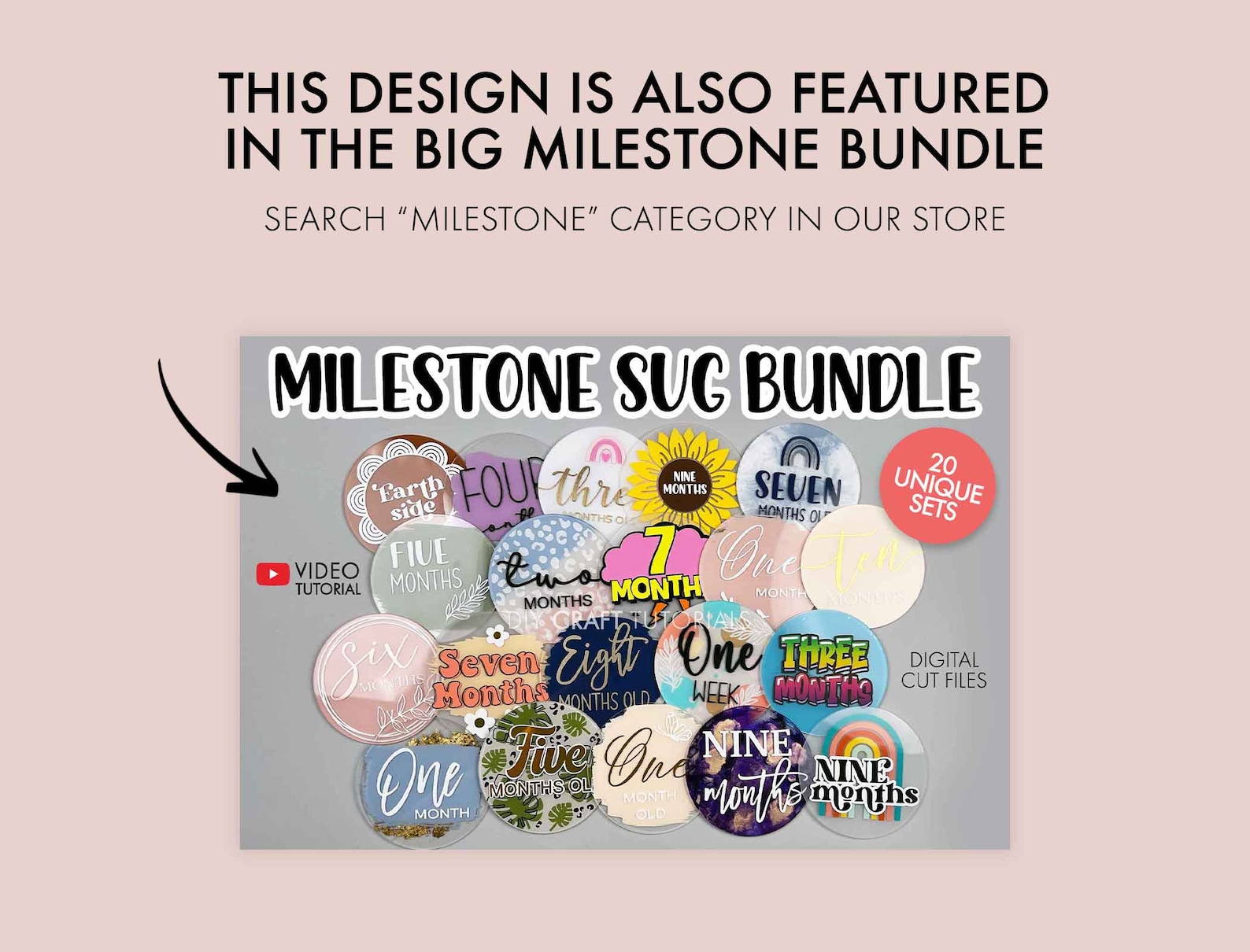 Milestone Box Template Milestone Box SVG Milestone Discs - Etsy Canada
