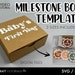 Milestone Box Template Milestone Box SVG Milestone Discs - Etsy Canada