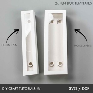 Pen Box SVG, Epoxy Pen Box Template, Glitter Pen Svg, Epoxy Pen Display ...