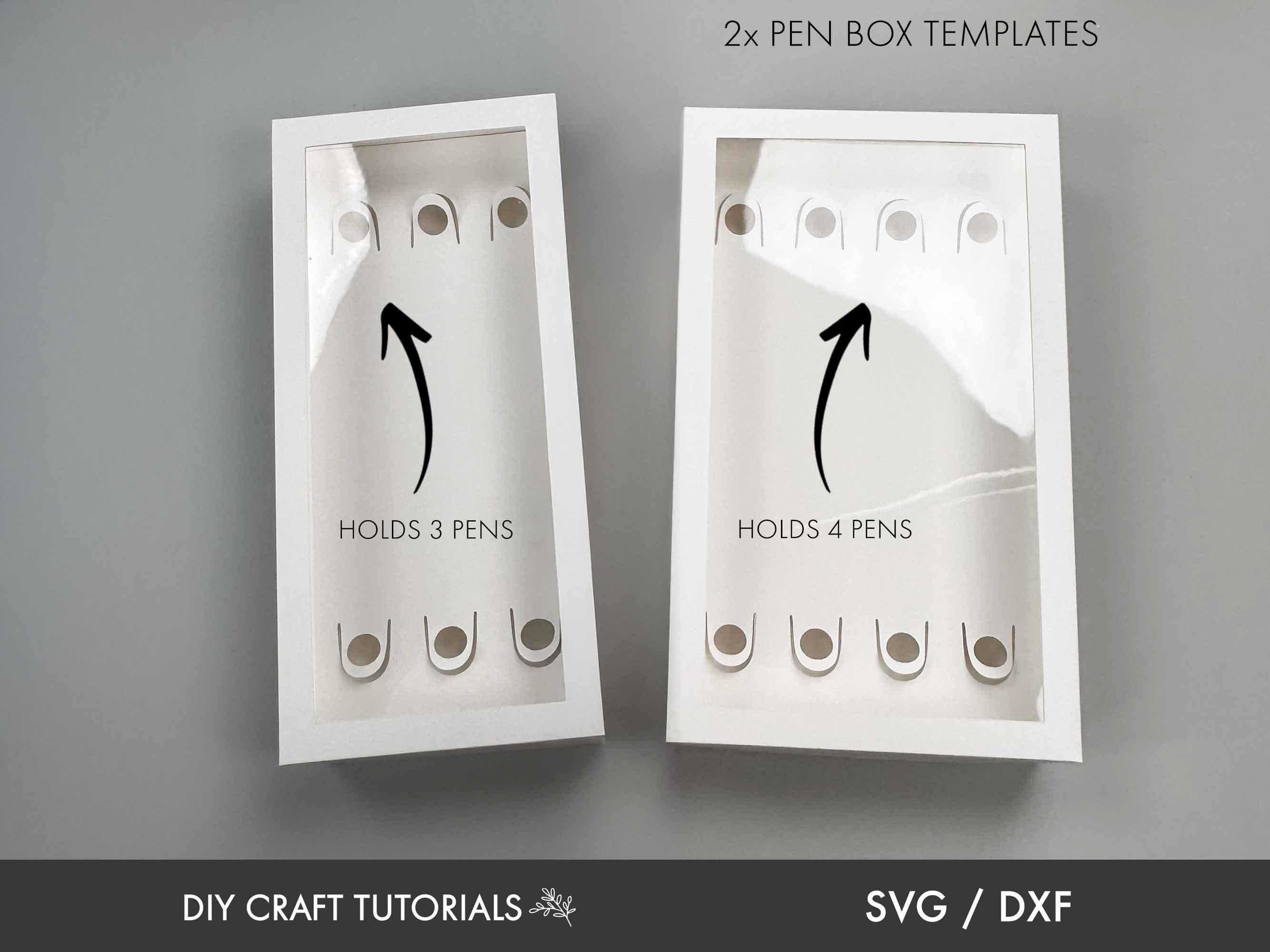 DIY Pen Box Template for Epoxy Resin Pens, Pen Box SVG, Epoxy Pen Box ...