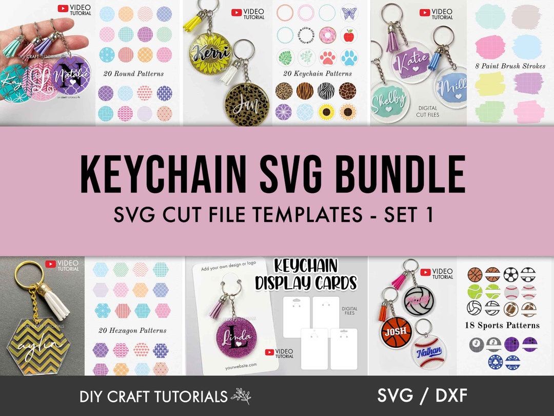 Keychain Pattern SVG Bundle, Round Pattern Svg, Circle Patterns Svg ...