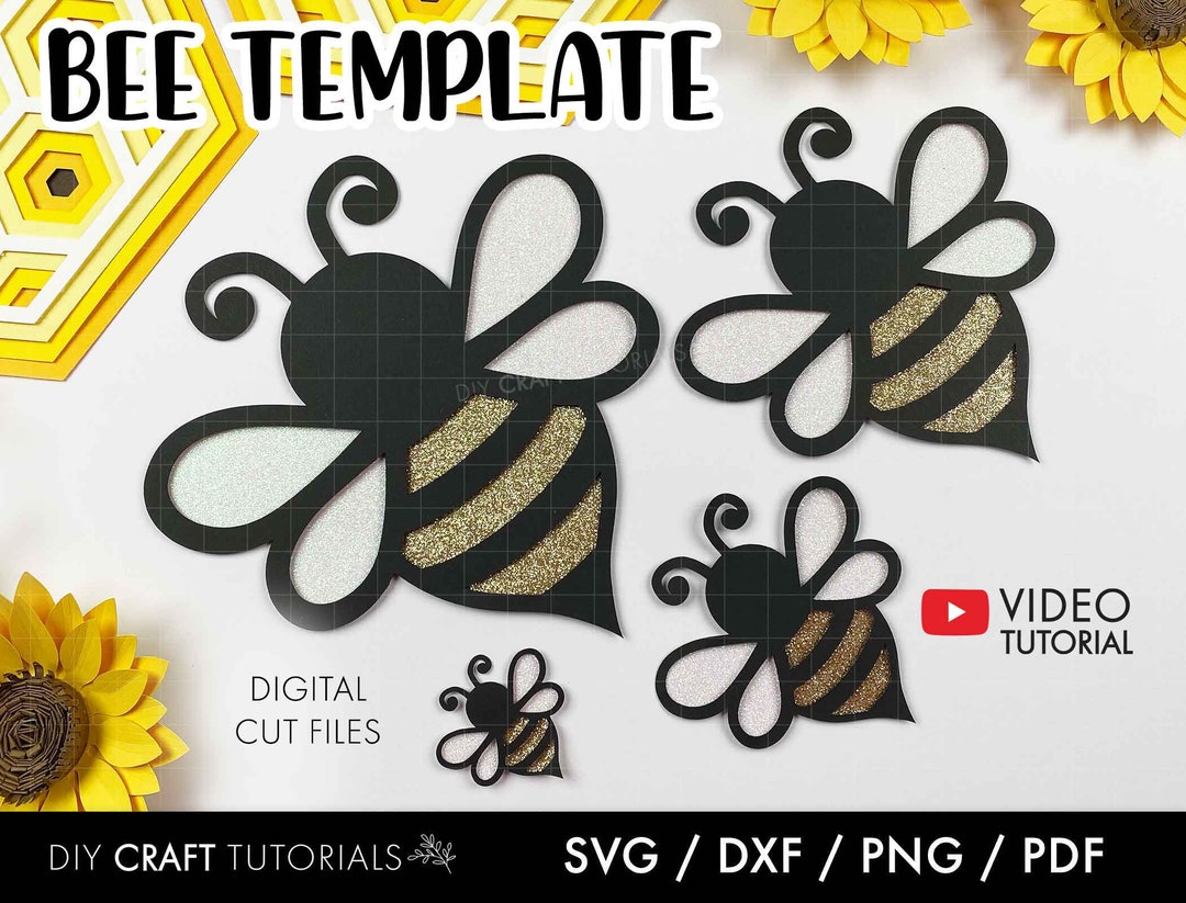 Honey Bee Svg, Cute Bee SVG, Bumble Bee Svg, Bee Kind, Svg for Cricut ...