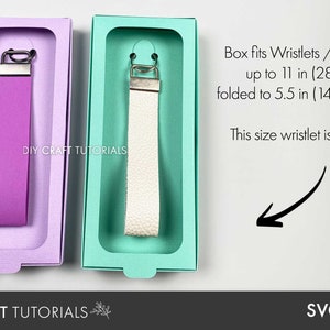 Wristlet Box SVG, Keychain Box SVG, Key Fob SVG, Wristlet Keychain Svg ...