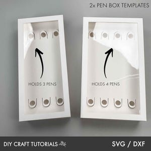 DIY Pen Box Template for Epoxy Resin Pens, Pen Box SVG, Epoxy Pen Box ...