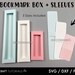 Bookmark Box Svg Bookmark Sleeve Svg Bookmark Holder Svg - Etsy