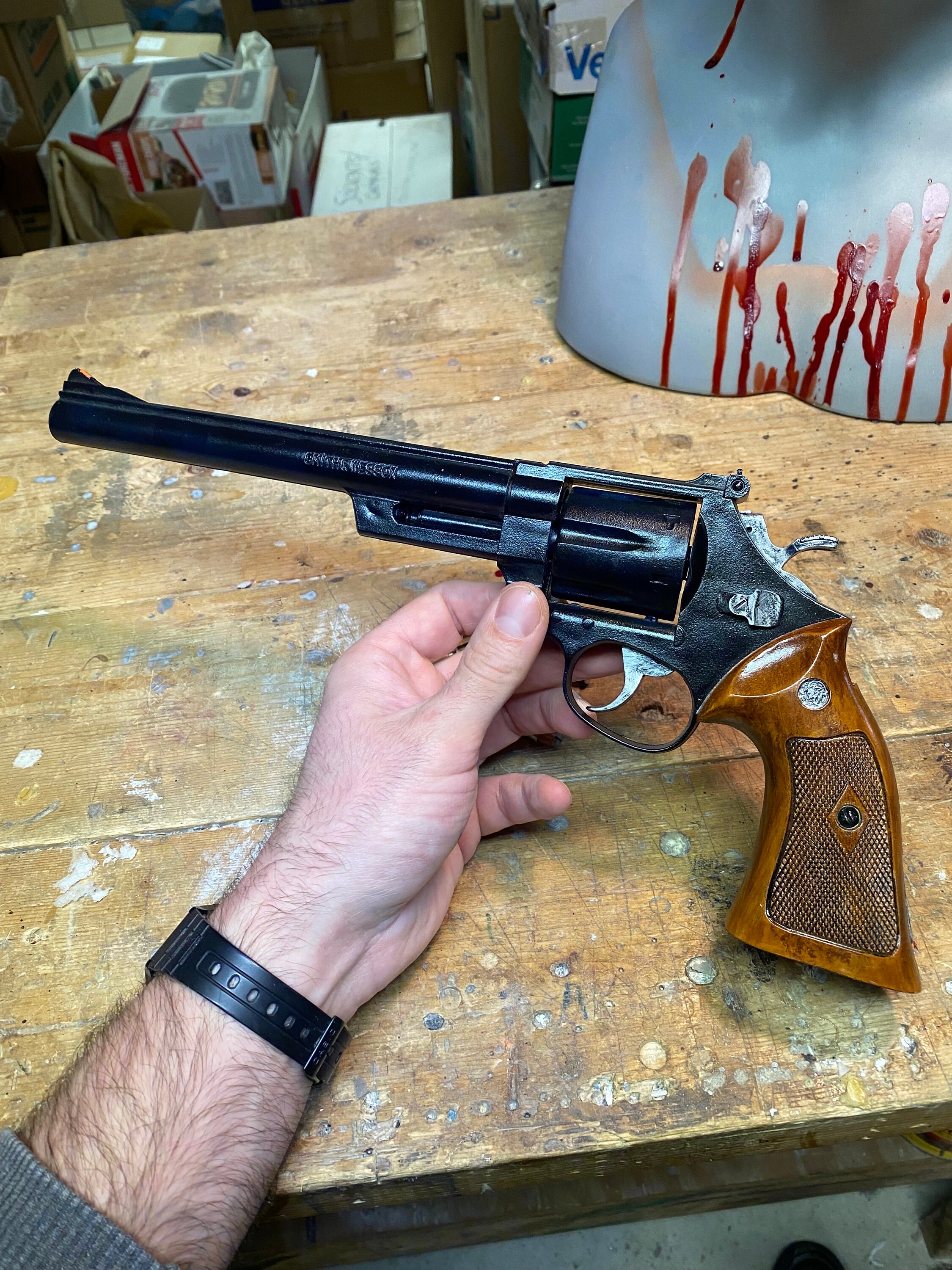 Joker X Taxi Driver Clown Mask and Prop 44 Revolver Robet De - Etsy