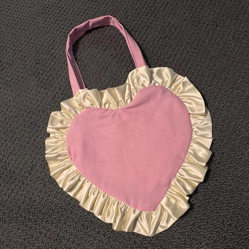 Ruffle Tote Bag - Etsy