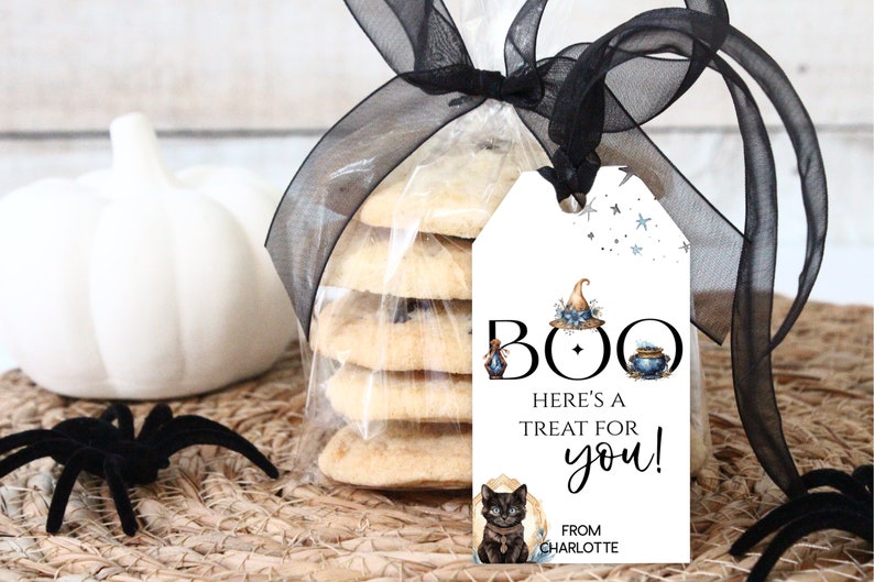 HALLOWEEN GIFT TAG | Editable Gift Tag | Printable Gift Tag | Treat ...