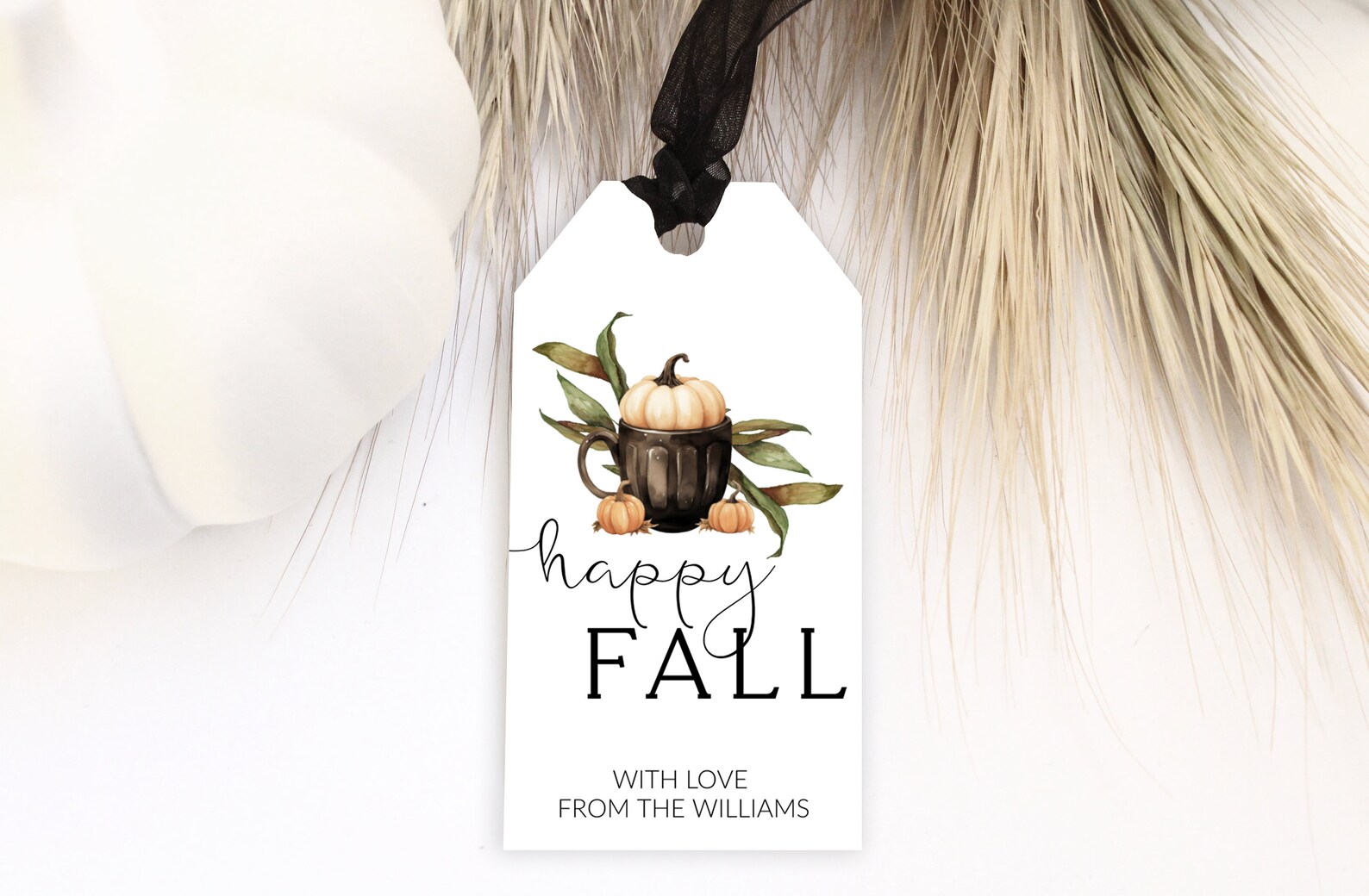 Thanksgiving Fall Gift Tag, Editable Gift Tag, Printable Fall Gift Tag ...