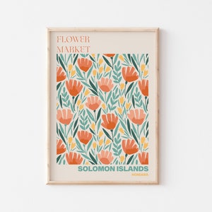 Solomon Islands Poster, Solomon Islands Wall Art, Solomon Islands ...