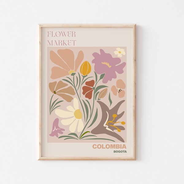 Colombia Poster - Etsy