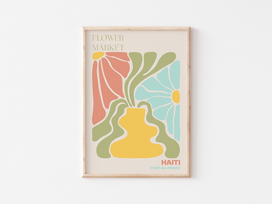 Haiti Poster, Haiti Wall Art, Haiti Personalised Travel Poster, Haiti ...