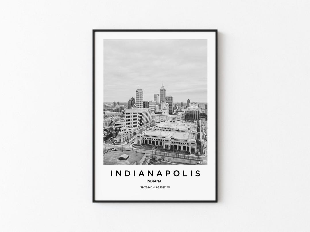 Indianapolis Art, Indianapolis Print, Indianapolis Poster, Indianapolis ...