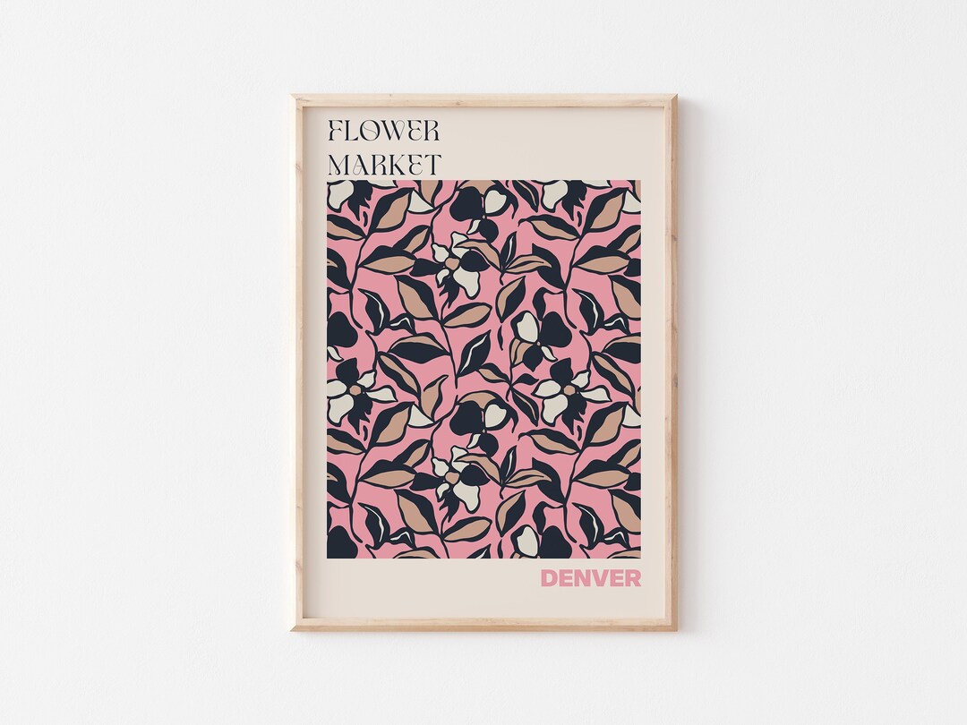Denver Poster, Denver Wall Art, Denver Personalised Travel Poster ...