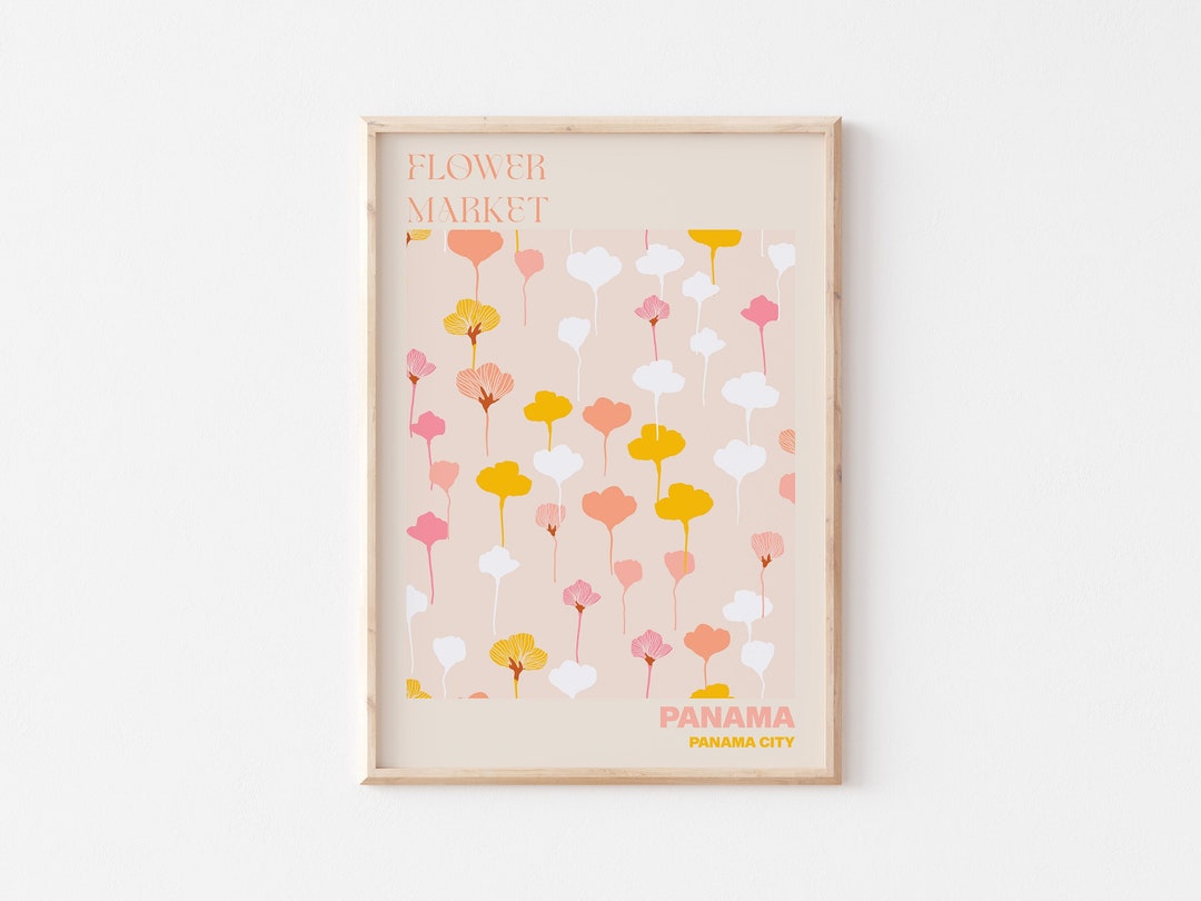 Cartel de Panamá, Arte de pared de Panamá, Cartel de viaje ...