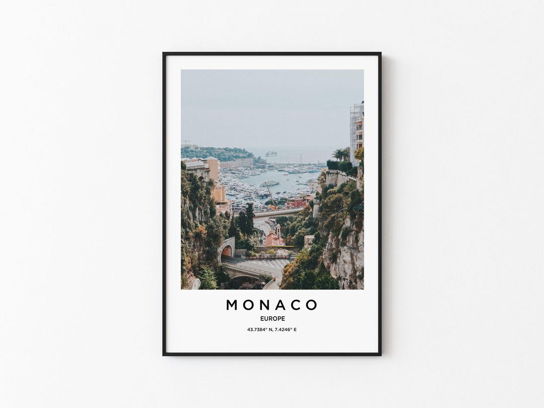 Monaco Art, Monaco Print, Monaco Poster, Monaco Art, Monaco Photo ...