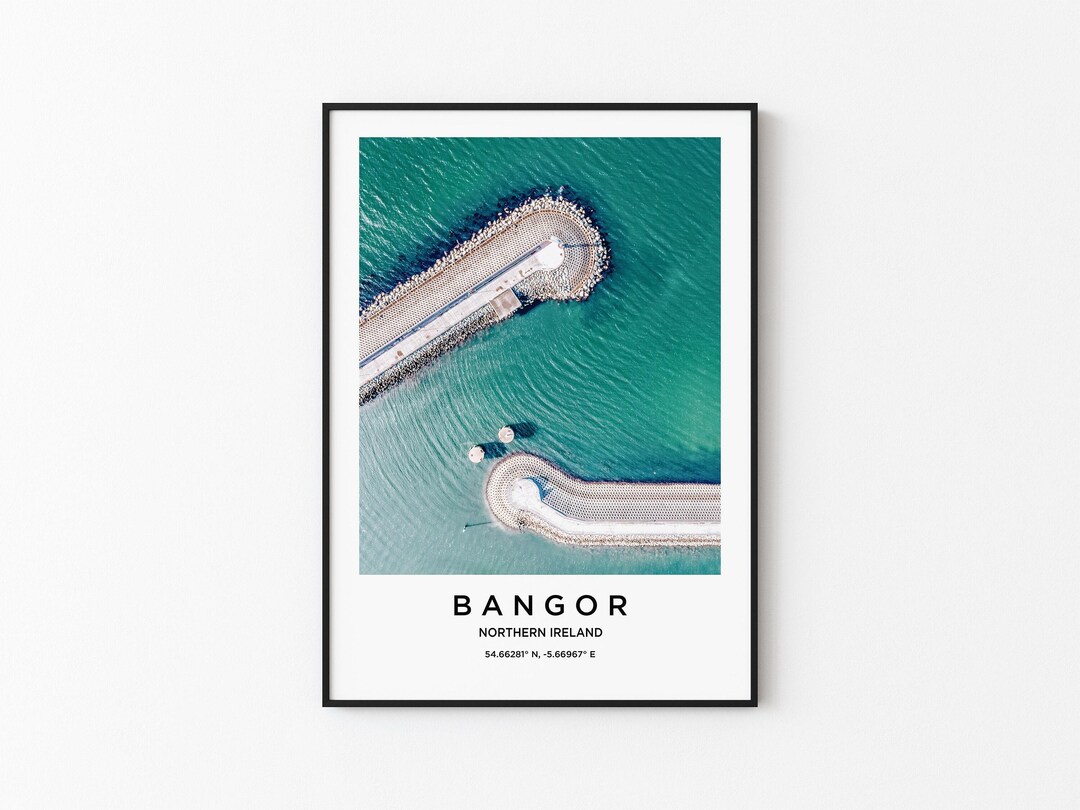 Bangor Art, Bangor Print, Bangor Poster, Bangor Art, Bangor Photo ...