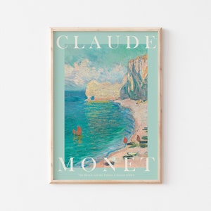 Claude Monet Art Print Modern Vintage Poster Exhibition Wall - Etsy UK