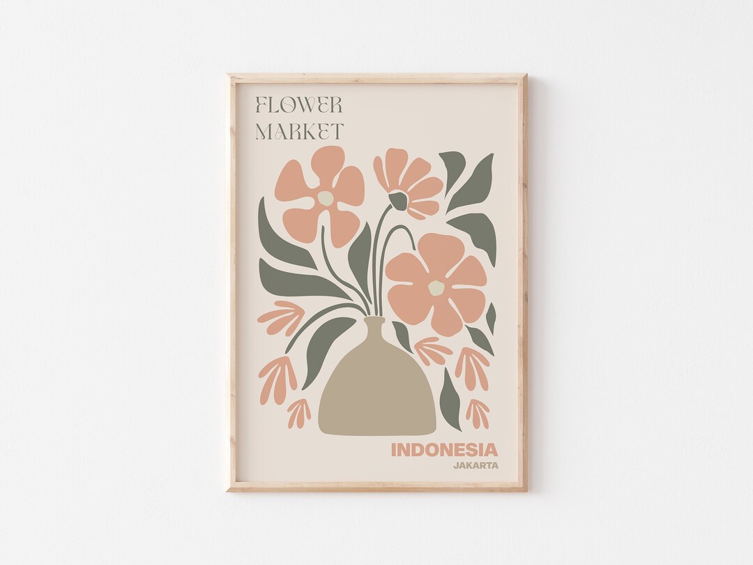 Jakarta Poster, Jakarta Wall Art, Jakarta Personalised Travel Poster ...