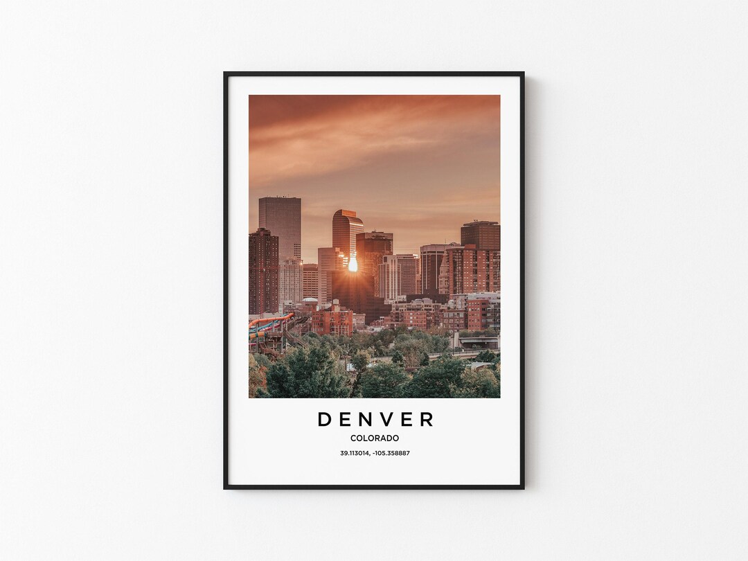 Denver Art, Denver Print, Denver Poster, Denver Art, Denver Photo ...