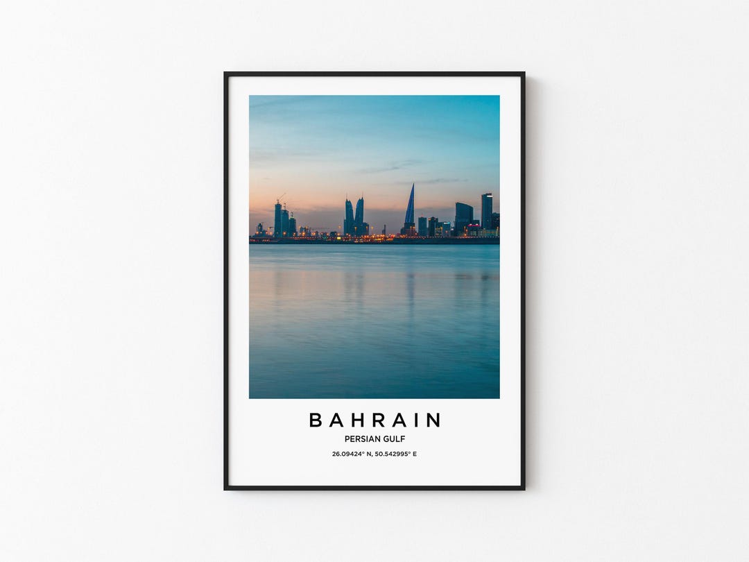 Bahrain Art, Bahrain Print, Bahrain Poster, Bahrain Art, Bahrain Photo, Bahrain Map, Bahrain ...