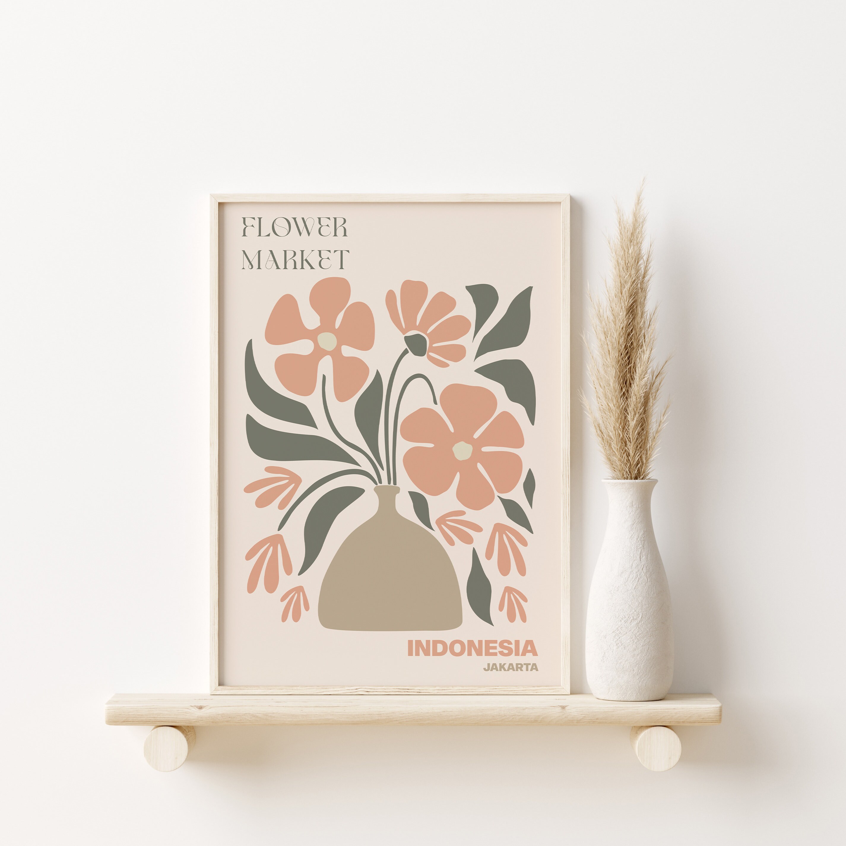 Jakarta Poster Jakarta Wall Art Jakarta Personalised Travel - Etsy