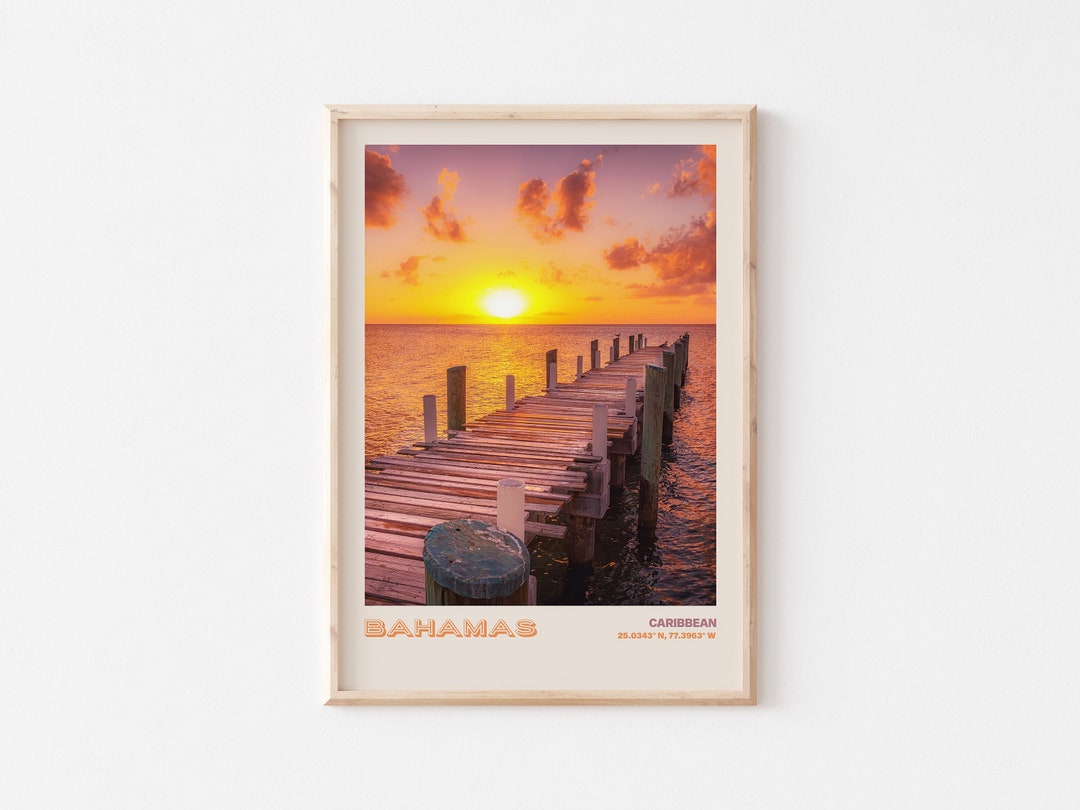 Bahamas Travel Poster, Bahamas Print, Bahamas Photo Print, Bahamas Wall ...