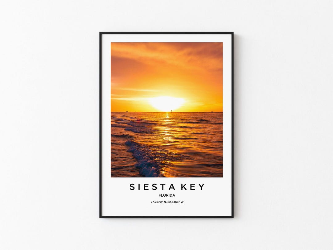 Siesta Key Art, Siesta Key Print, Siesta Key Poster, Siesta Key Art ...