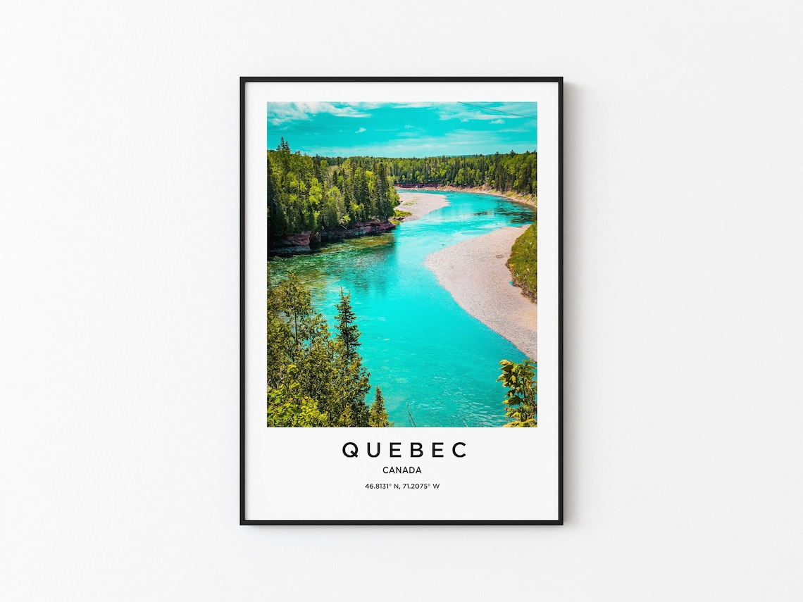 Quebec Art, Quebec Print, Quebec Poster, Quebec Art, Quebec Photo ...