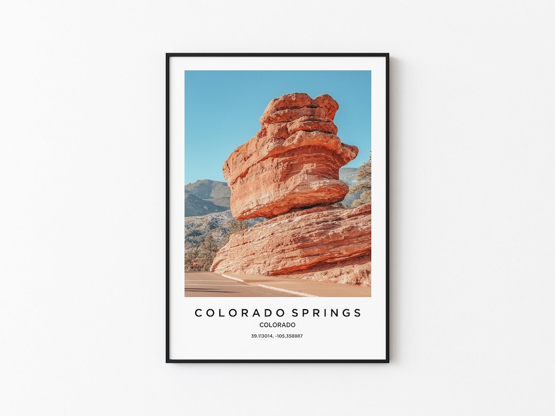 Colorado Springs Art, Colorado Springs Print, Colorado Springs Poster ...