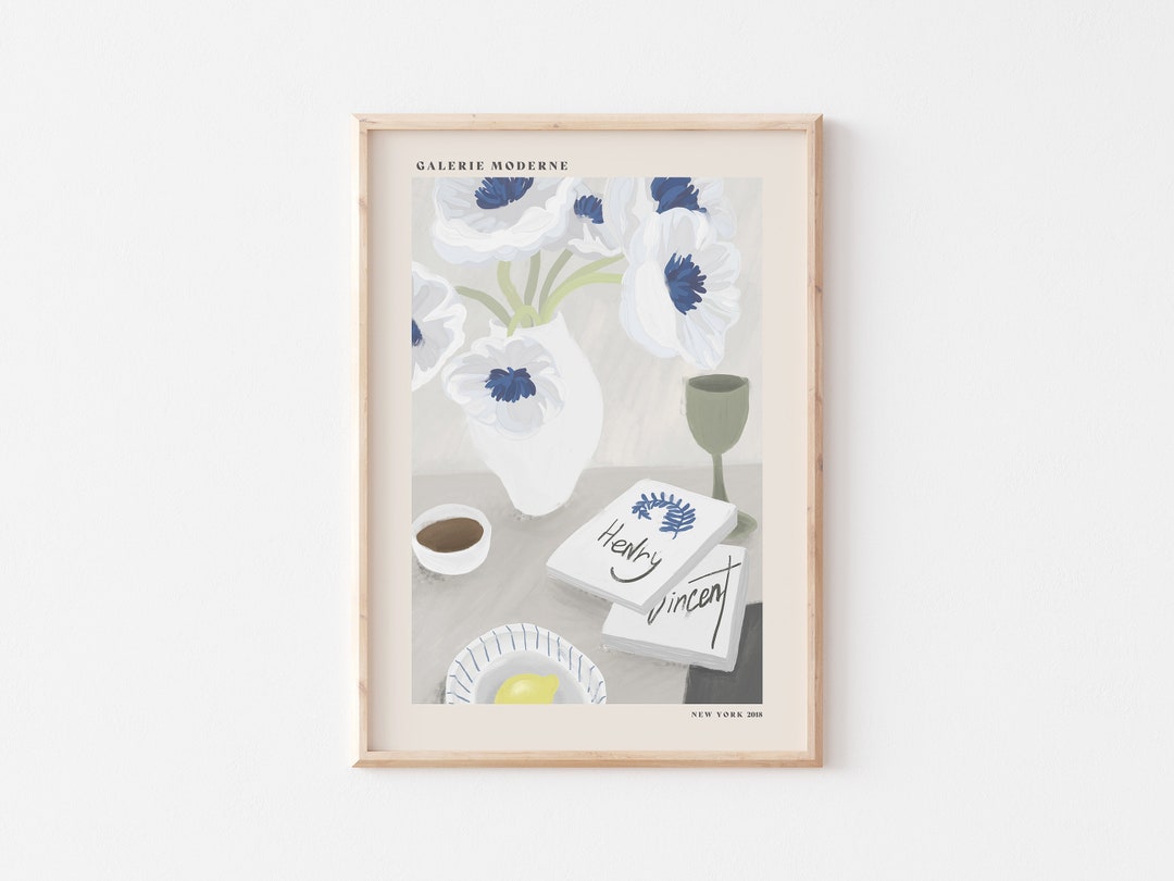 Modern Still Life Art Print, Modern Gallery Poster, Modern Decor ...