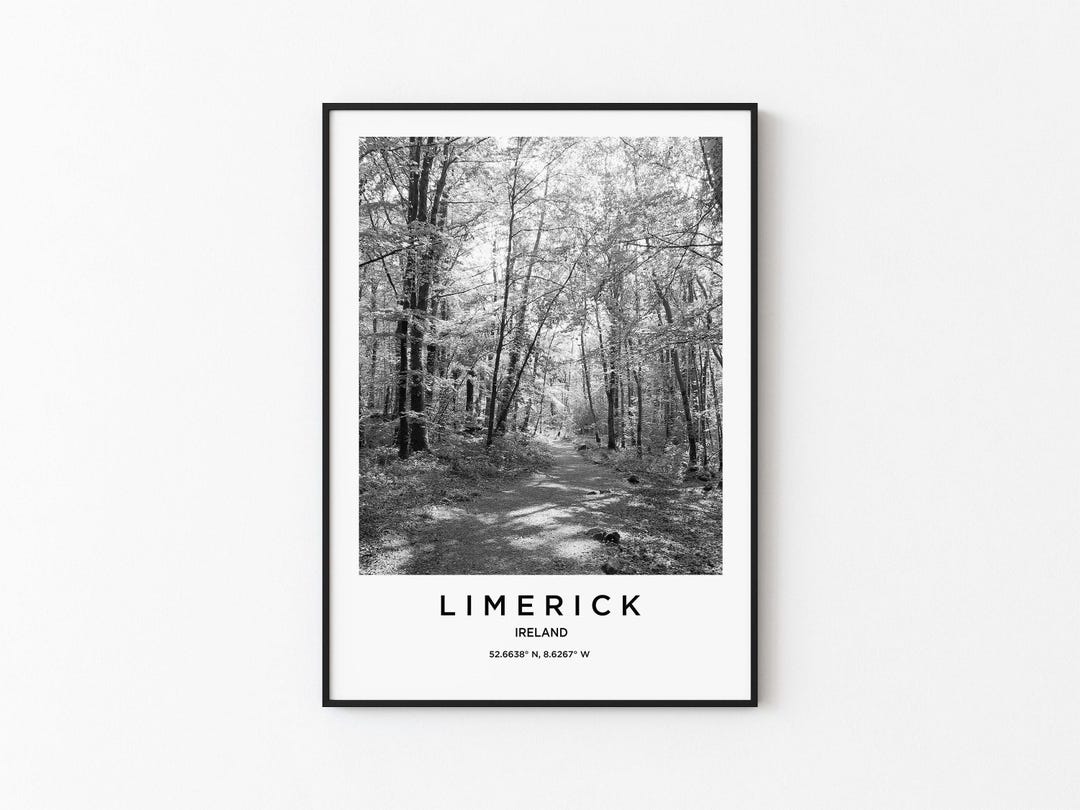 Limerick Art, Limerick Print, Limerick Poster, Limerick Art, Limerick ...