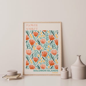 Solomon Islands Poster, Solomon Islands Wall Art, Solomon Islands ...