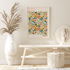 Las Palmas Poster, Personalised Travel Poster, Las Palmas Flower Malaga ...