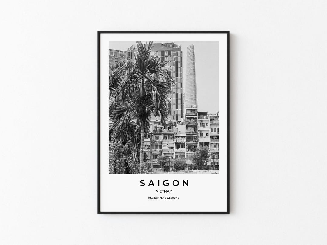 Saigon Art, Saigon Print, Saigon Poster, Saigon Art, Saigon Photo ...