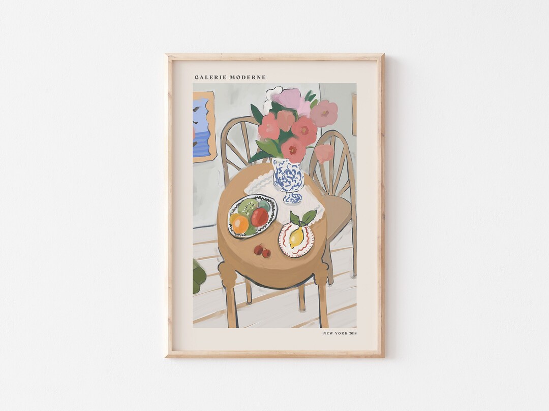 Modern Still Life Art Print, Modern Gallery Poster, Modern Decor ...