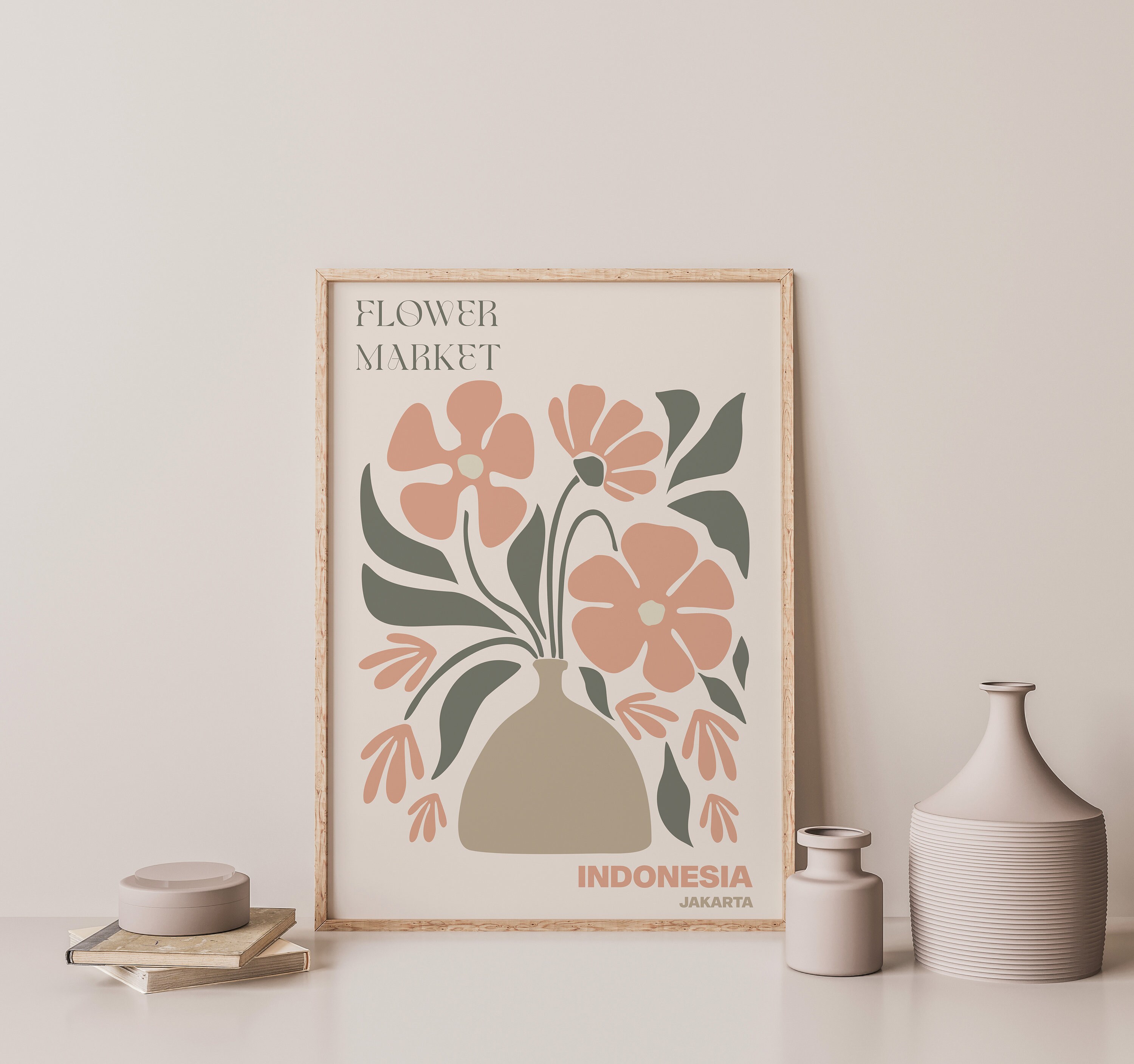 Jakarta Poster Jakarta Wall Art Jakarta Personalised Travel - Etsy