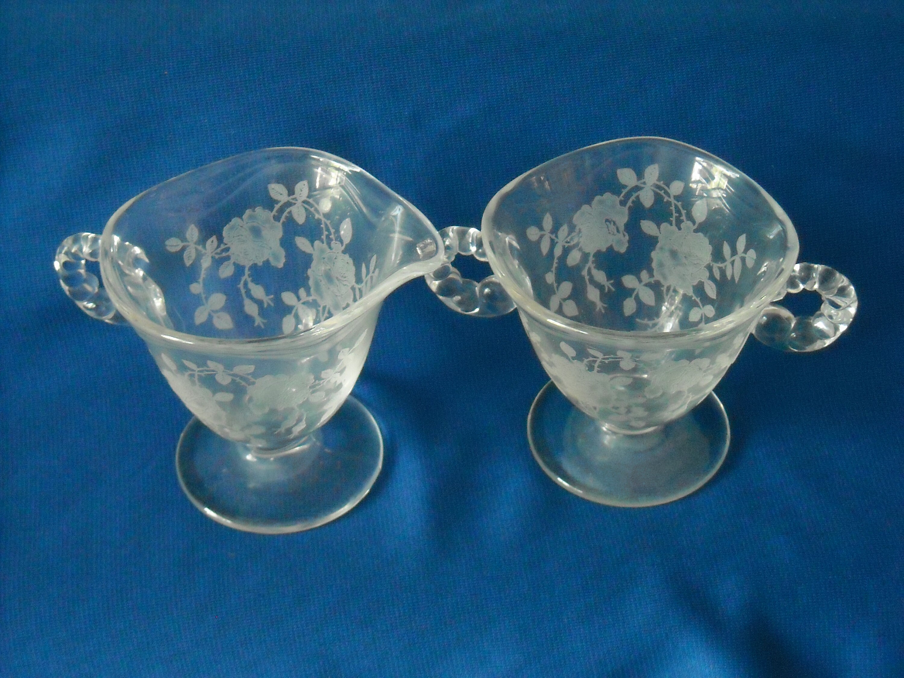 Collectible Glass Collectibles Delicate Vintage Etched Glass Crystal ...