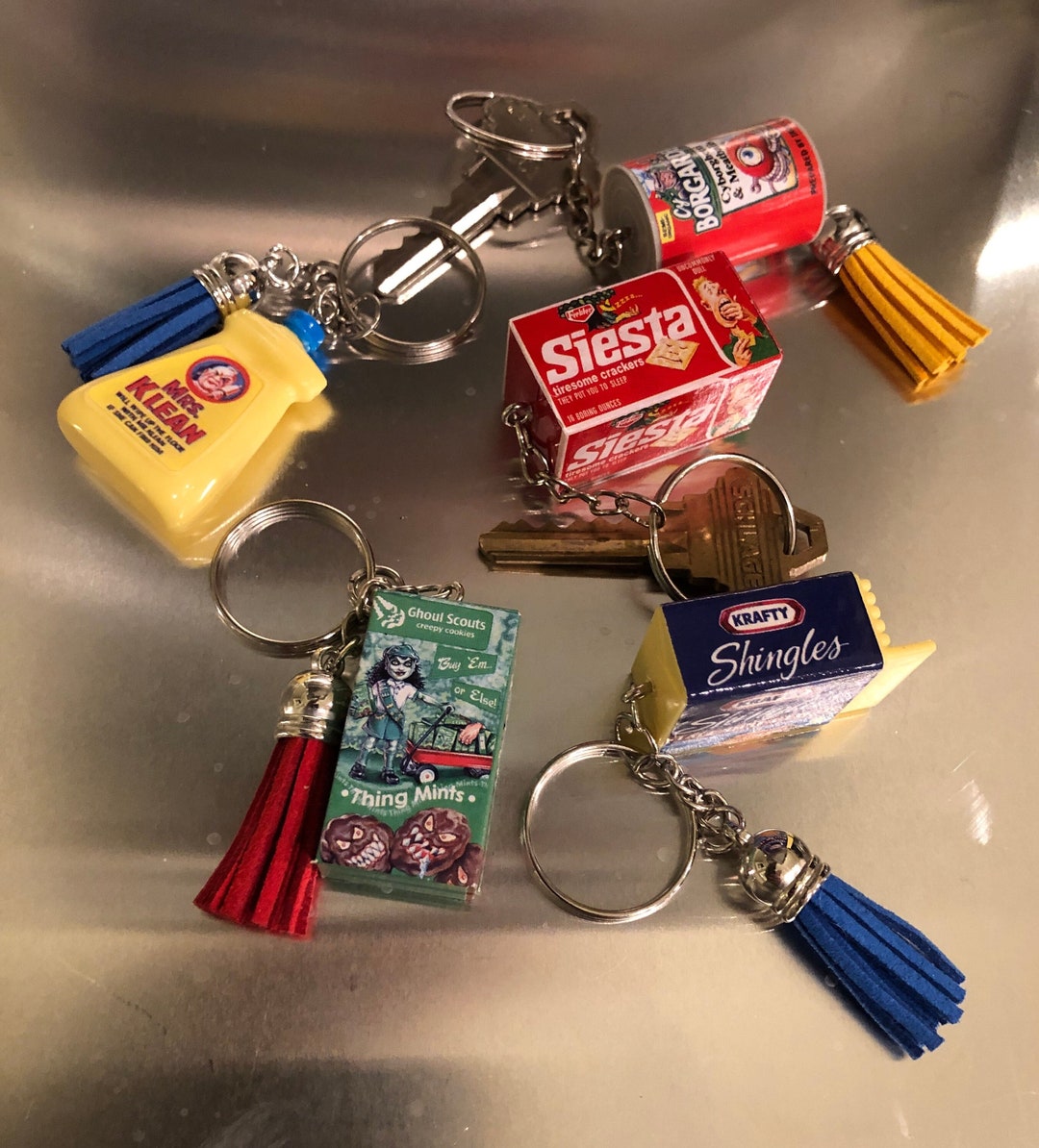 Wacky Packages 3D Keychains Choose One IN PHOTOS or Message Me for a ...