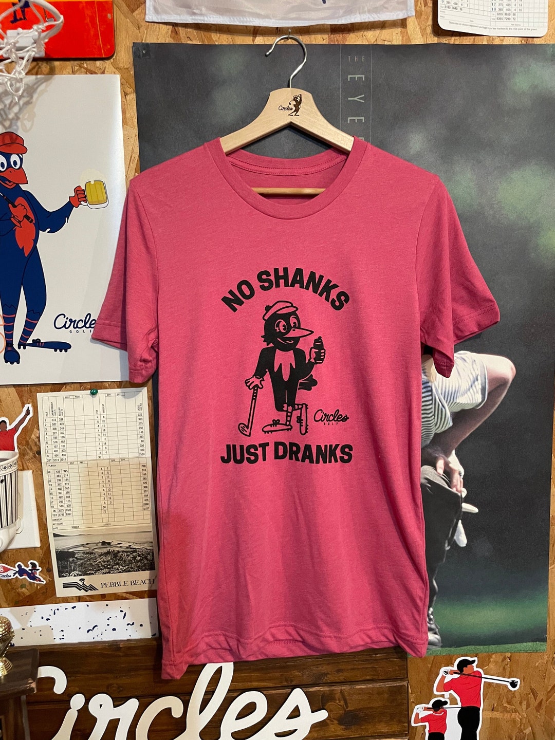 No Shanks Just Dranks Golf T Shirt Funny Top Golf Style Golf Fashion ...
