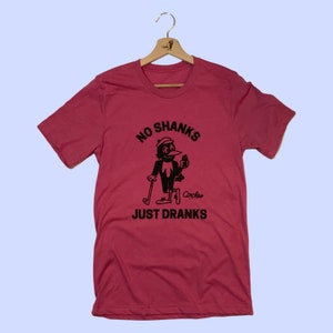 No Shanks Just Dranks Golf T Shirt Funny Top Golf Style Golf Fashion ...