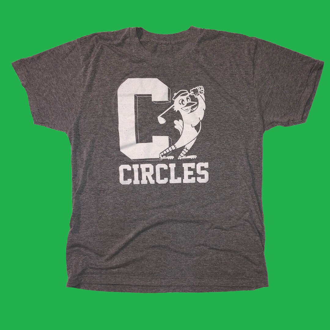 Circles Golf Vintage Chirps Mascot Logo T Shirt Golf Gear Tee Gift ...