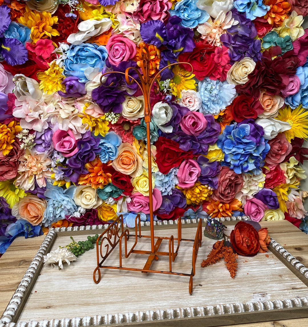 Retro Vintage Orange Tree Condiment Caddie and Mug Tree Stand With ...