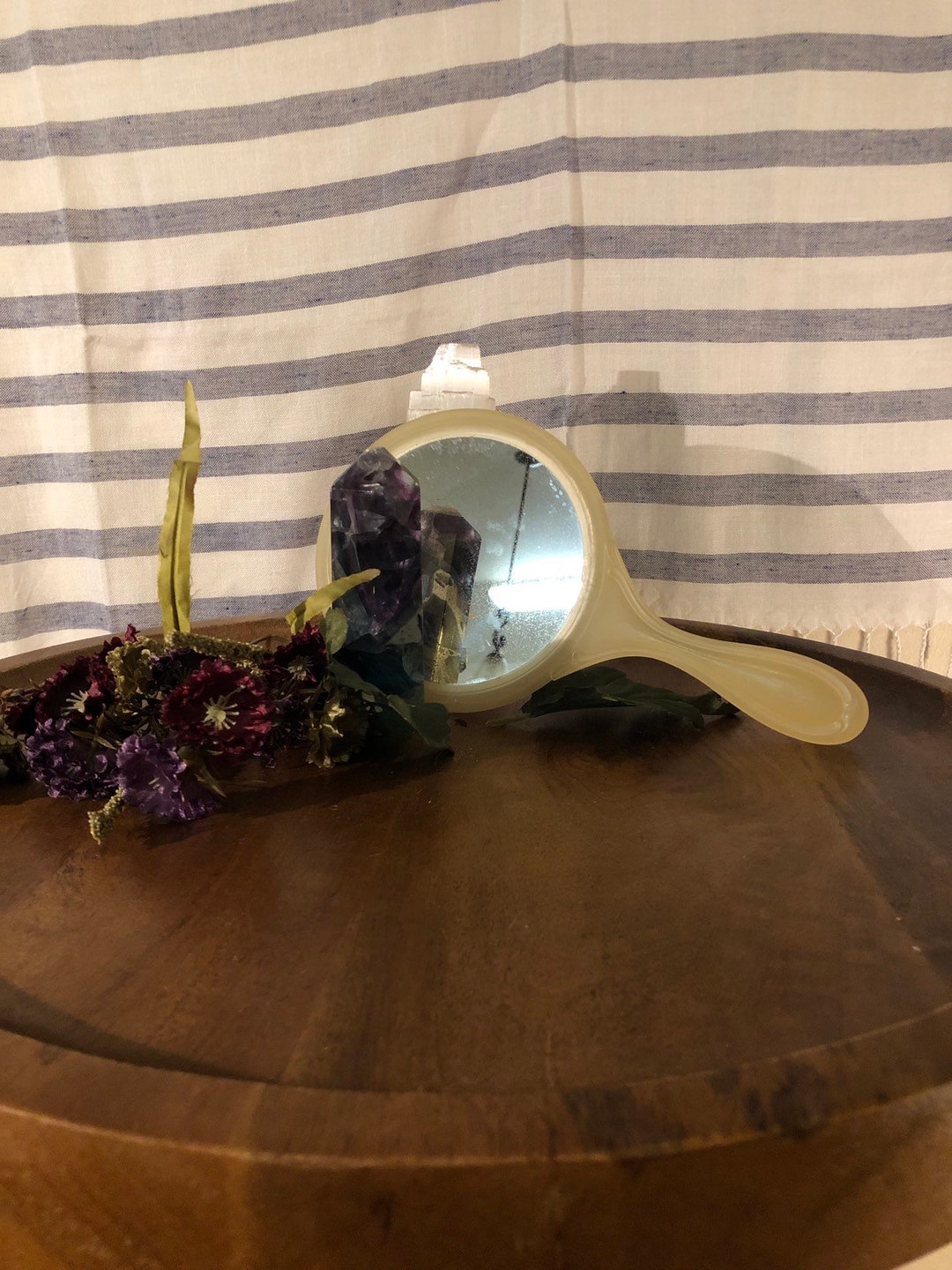 Vintage Hand Mirror - Etsy