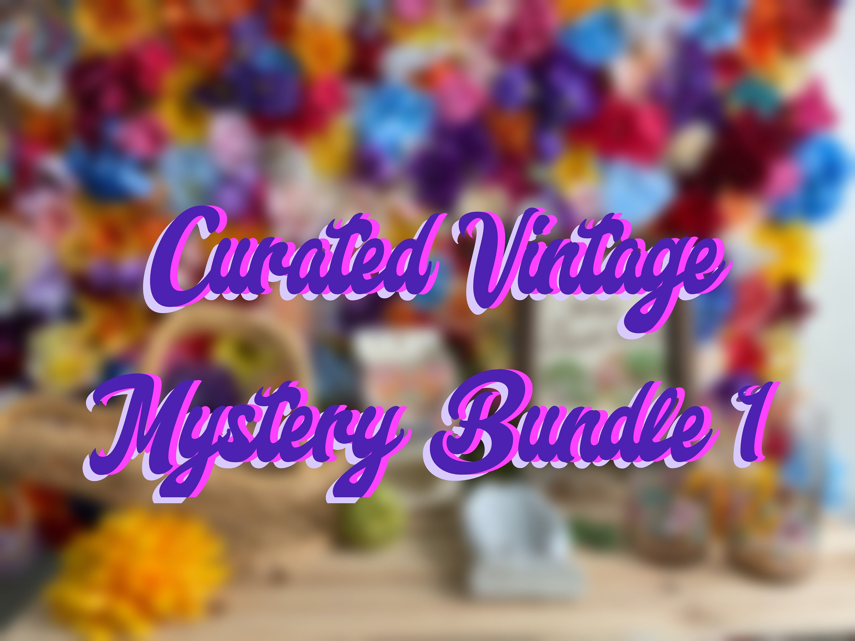 Vintage Curated Mystery Bundle Retro Home Decor Mystery Gift | Etsy