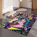 Unique FUNKY RUGS Funky Rug Lovers Rug Pop Art Funky Rug - Etsy