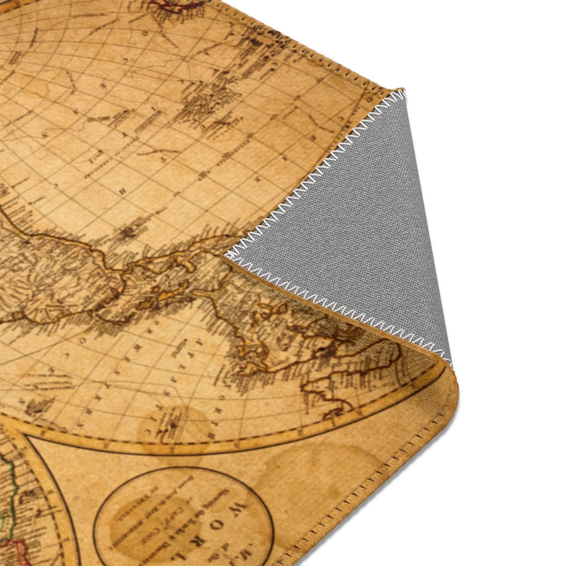 Old World Map Rug Vintage Map of the World Rug Travelers - Etsy